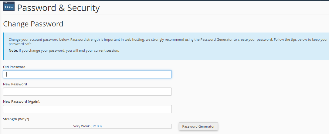 How To Change WHM Password HostGator Support