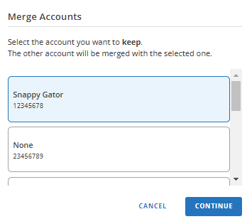 Customer Portal - How to Merge Accounts