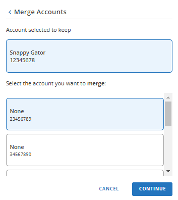 Customer Portal - How to Merge Accounts