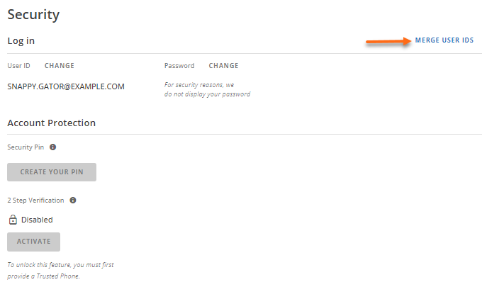 Customer Portal - How to Merge User IDs