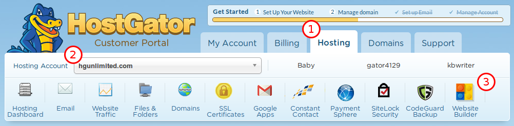 Website Builder - Password Protection | HostGator Support