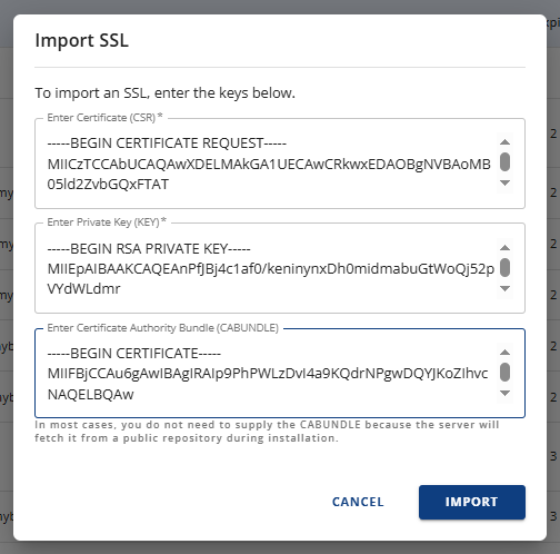 How to Manually Install SSL in Customer Portal