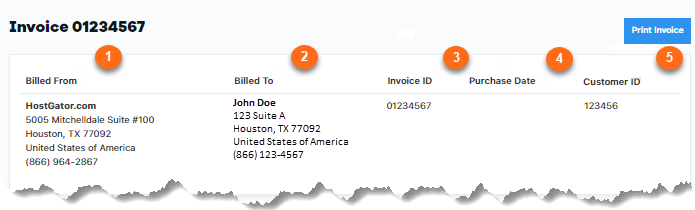 Guide to Invoices | HostGator Support