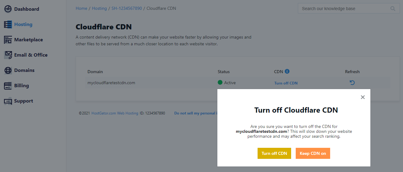 Cloudflare CDN Overview | HostGator Support